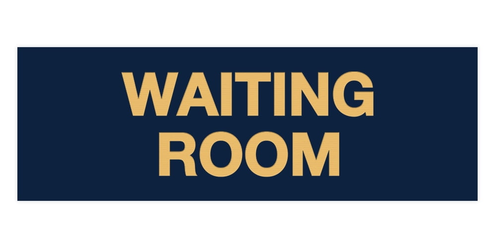 Basic Waiting Room (Navy Blue/Gold) - Large - Walmart.com