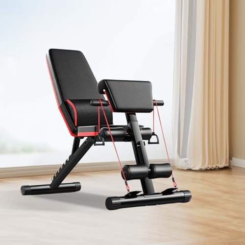 Basic Weight Bench for Home Gym 350lbs Adjustable Workout Benches with ...