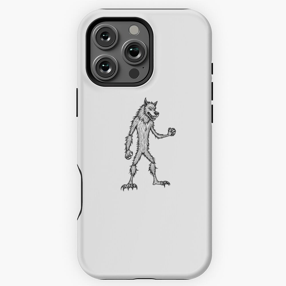 Basic Werewolf Design Phone Case for iPhone 16 15 14 13 12 11 Pro Max ...