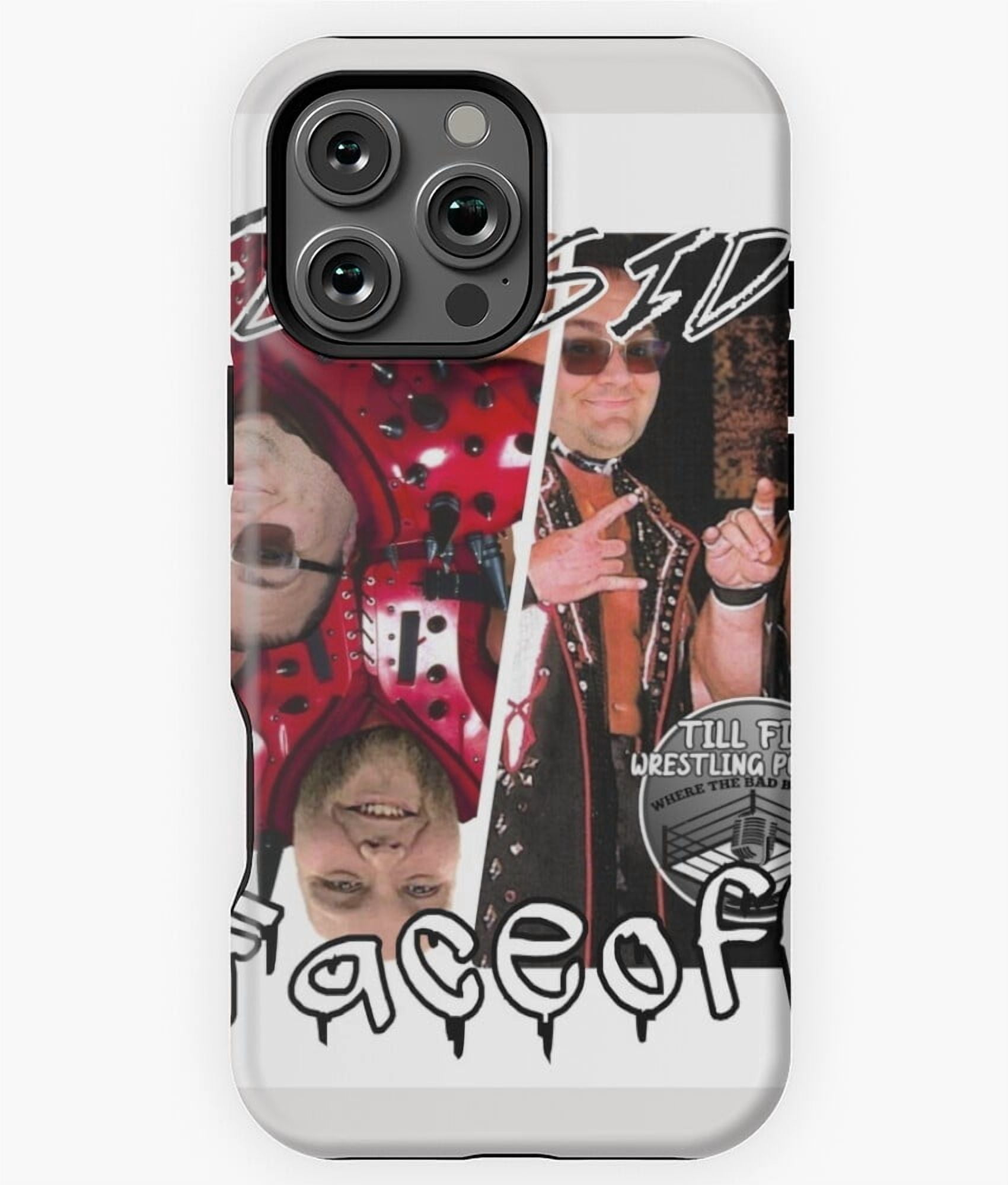 Basic White Flipside Faceoff Game Phone Case for iPhone 16 15 14 13 12 ...
