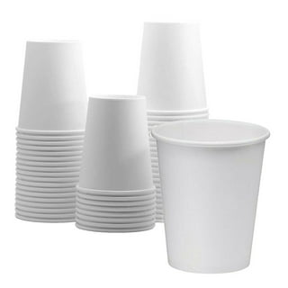 SOLO Cup Company Flexstyle Double Poly Paper Containers, 8 oz, White ...