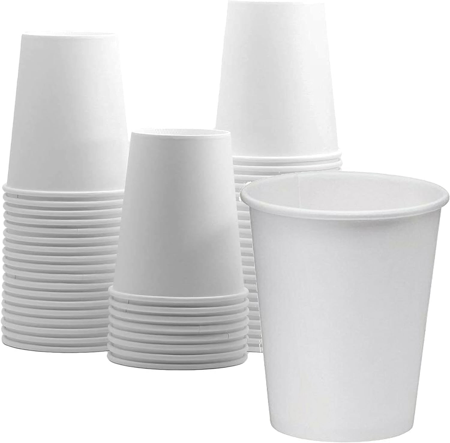 Basic White Paper Hot Cup, Case of 1000 Count (10oz) - Walmart.com