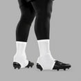Sleefs Basic White Spats, Cleat Covers, Polyester Spandex Blend, Ankle ...