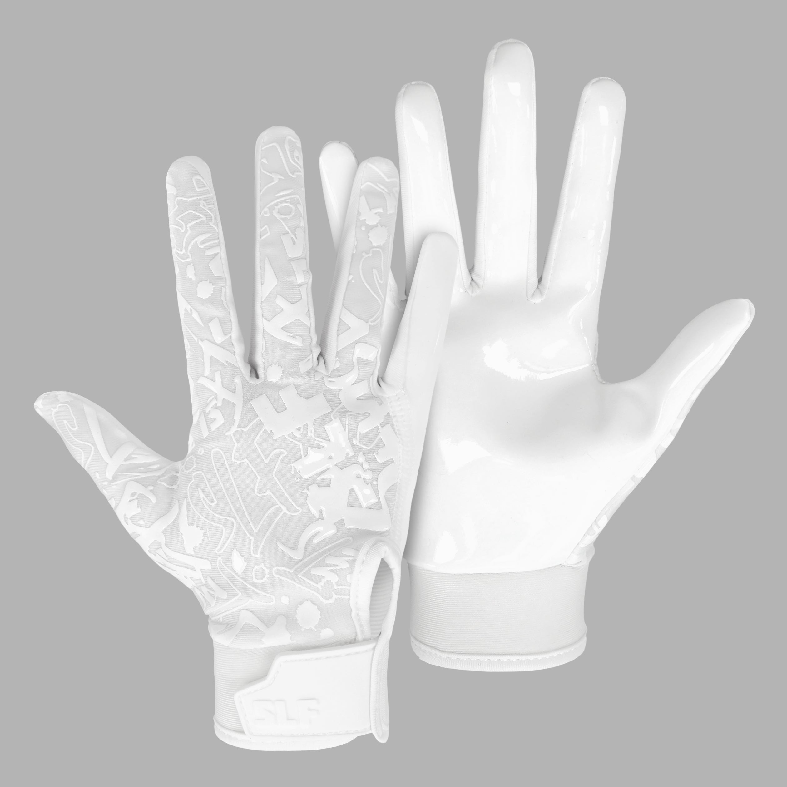 White Sticky Football Receiver Gloves for Women - Walmart.com