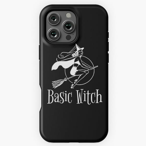 Basic Witch Retro Phone Case for iPhone 16 15 14 13 12 11 Pro Max ...