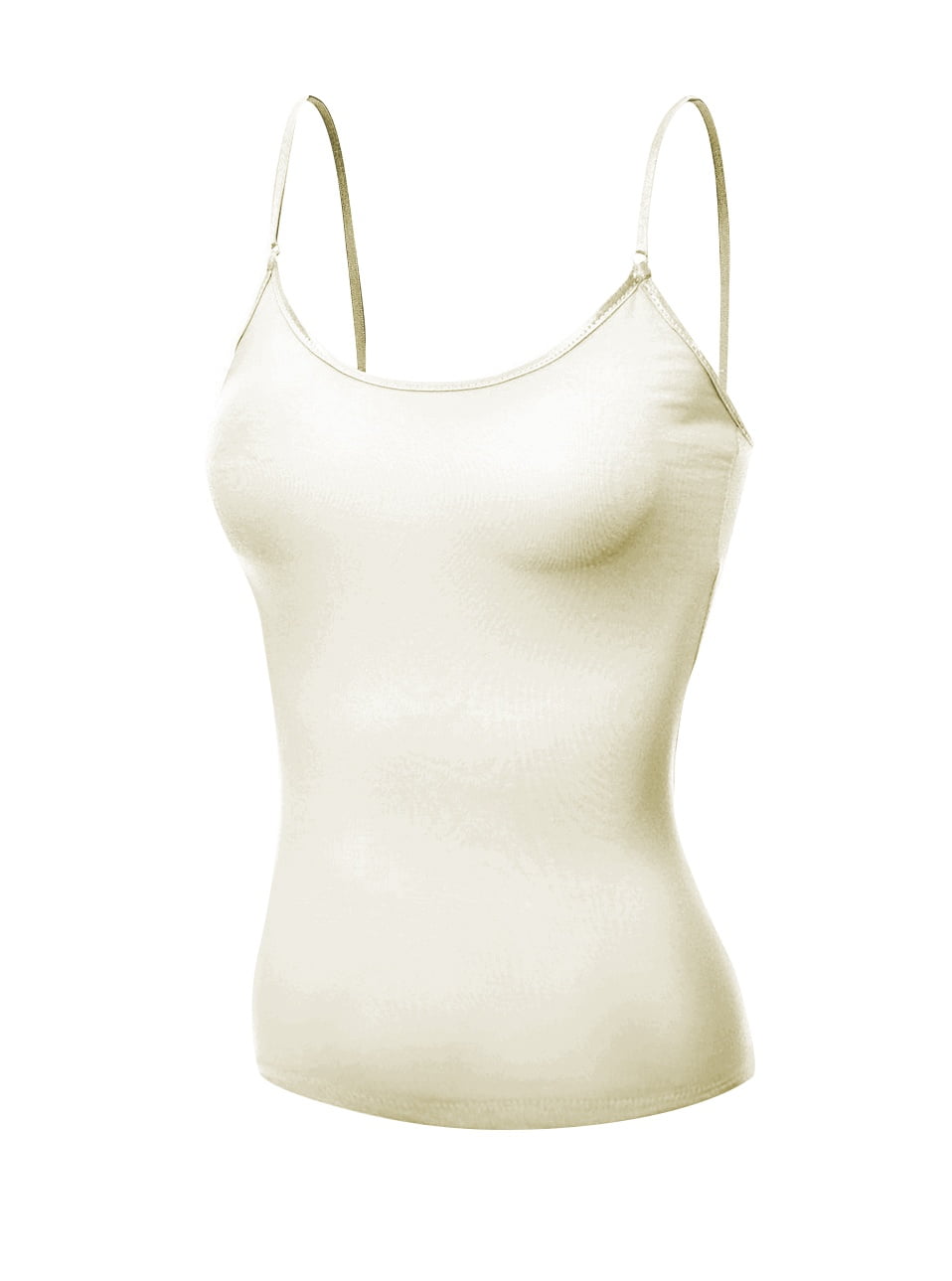 Basic Women Short Cami Built-In Shelf Bra - Oat, S - Walmart.com