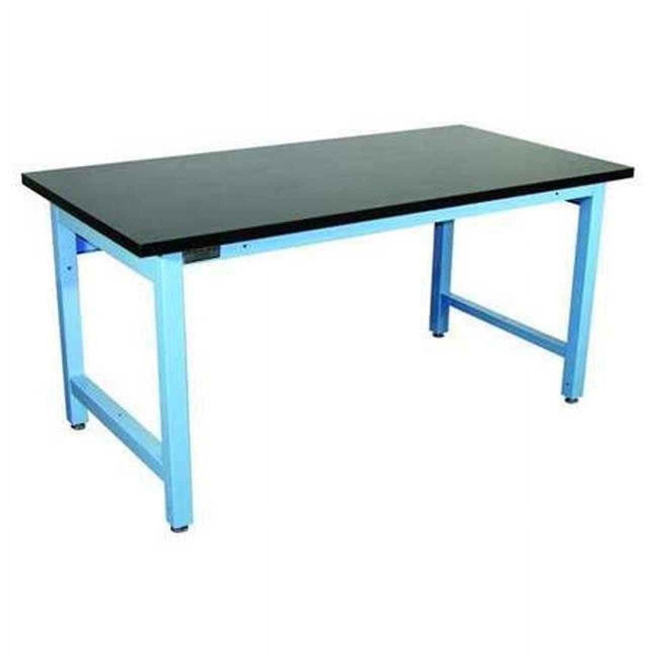 Basic Workstation Model Heavy Duty, Black Chemical Guard, Light Blue ...