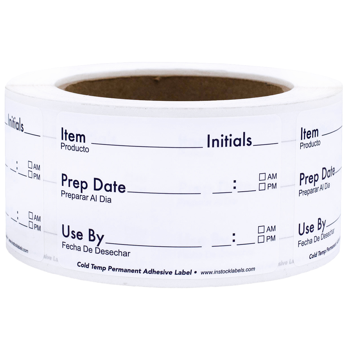 Basic Writable Food Rotation Labels Permanent Adhesive 2 x 3 Inch 500 ...