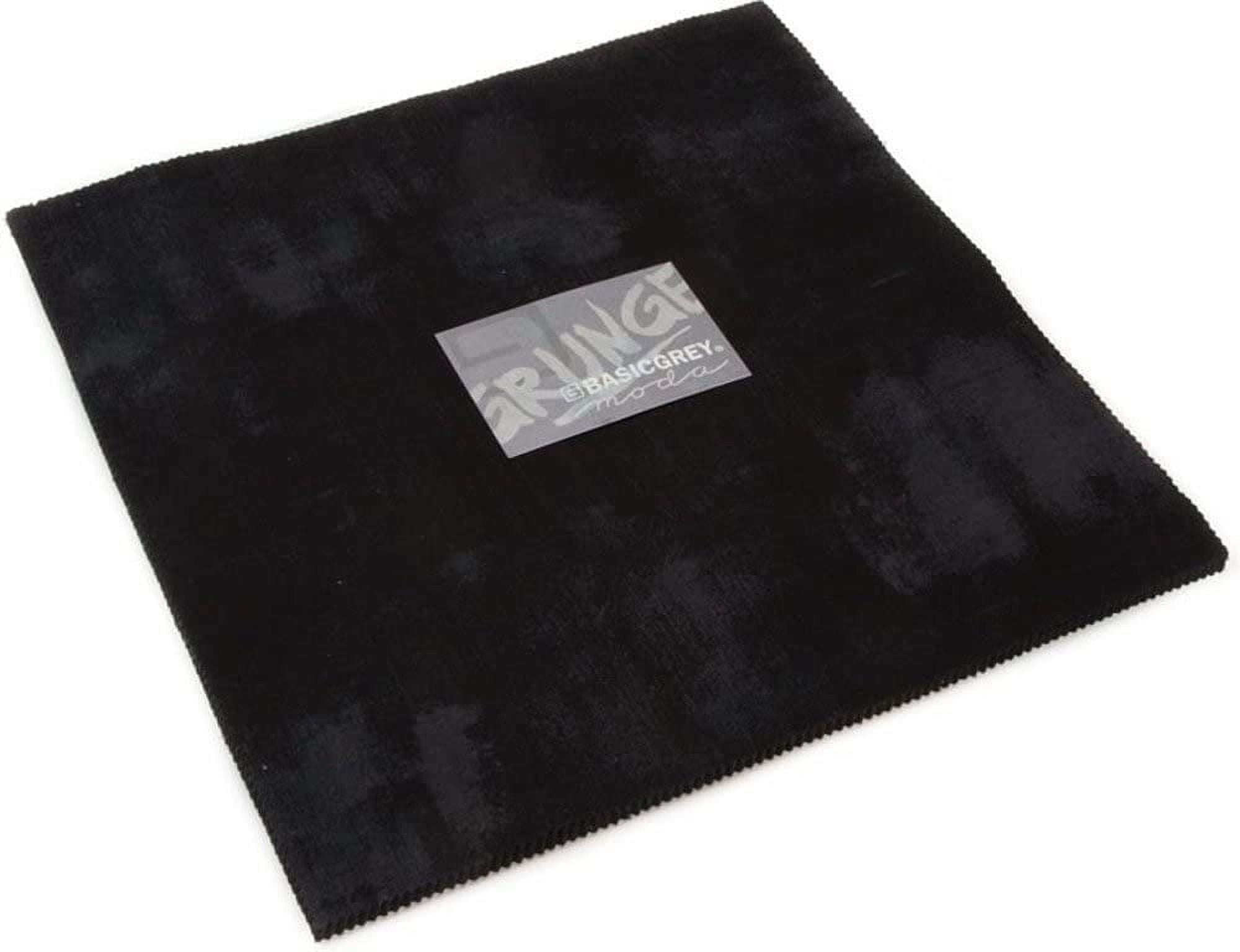 BasicGrey Grunge Basics Onyx Junior Layer Cake 20 10-inch Squares Moda ...