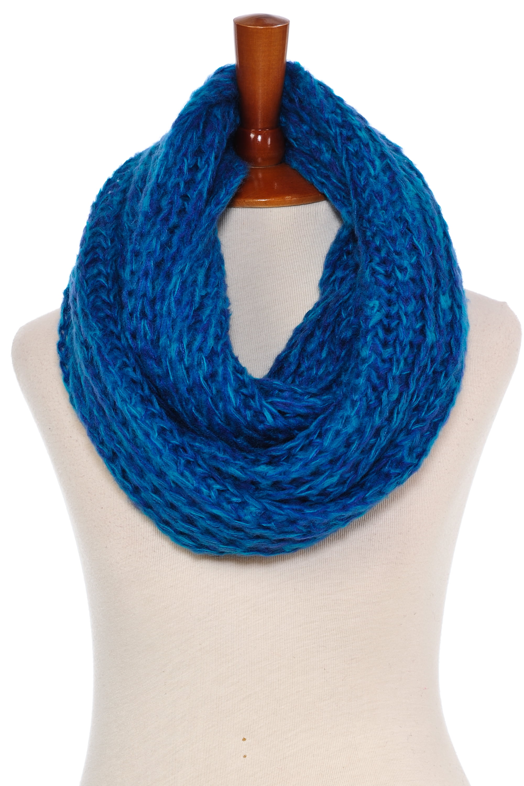 Basico Adult Teal Winter Infinity Scarf for Women Scarves for Women ...