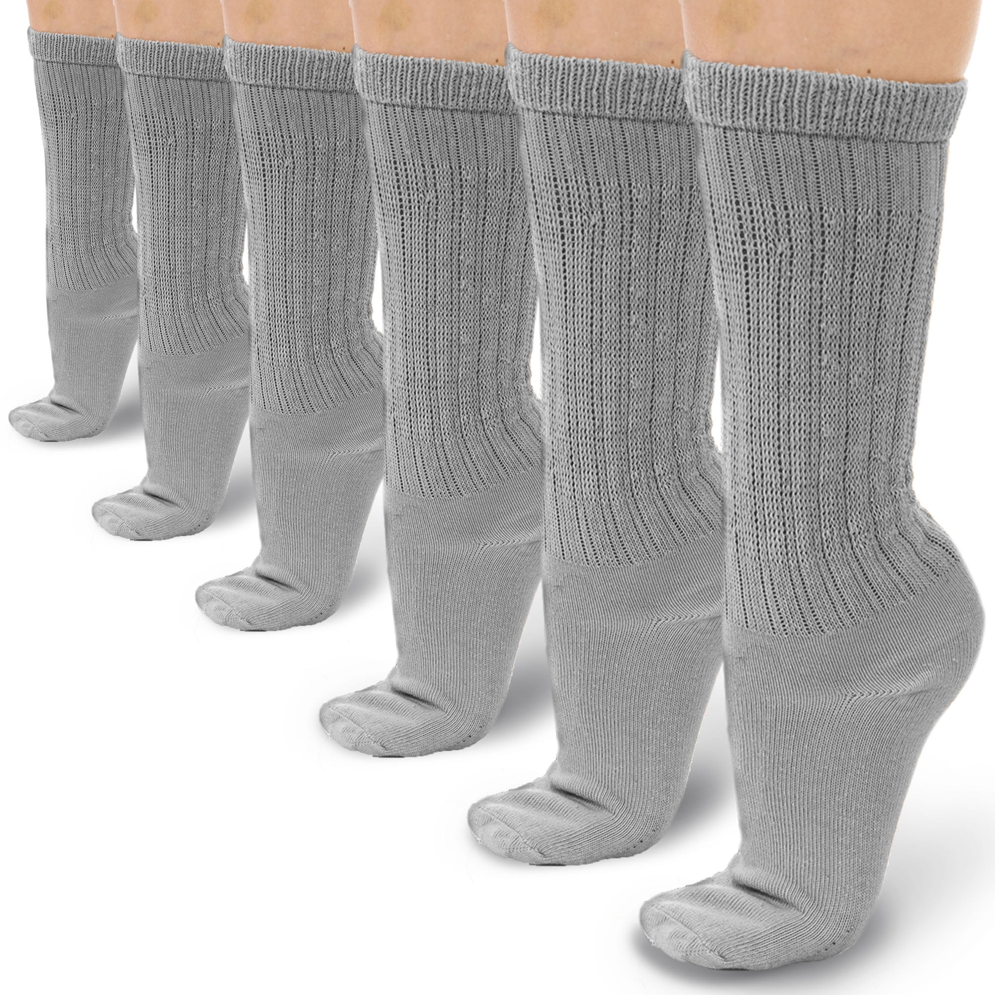 Basico Lightweight Slouchy socks for women | Grey Slouch Socks for ...