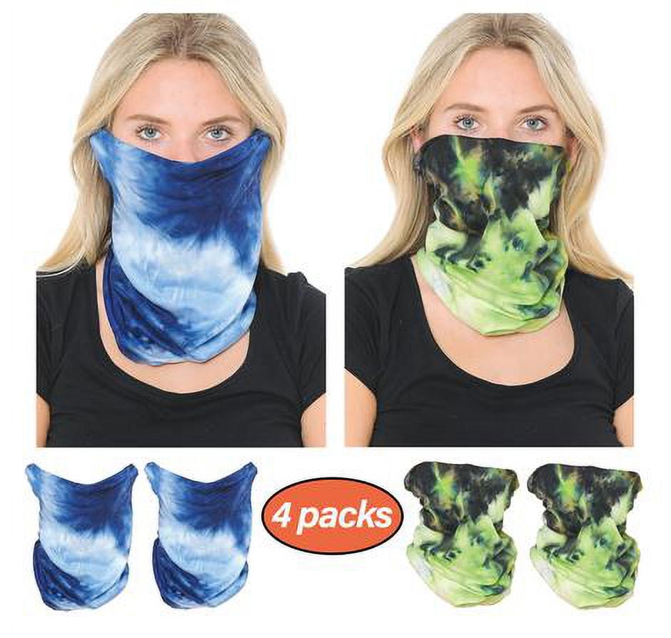 Basico Stylish Tie Dye Bandana Multifunctional Balaclava Neck Gaiter ...