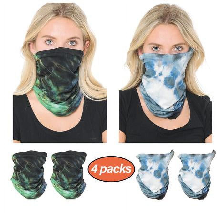 Basico Tie Dye Bandana Multifunctional Balaclava Neck Gaiter Face ...