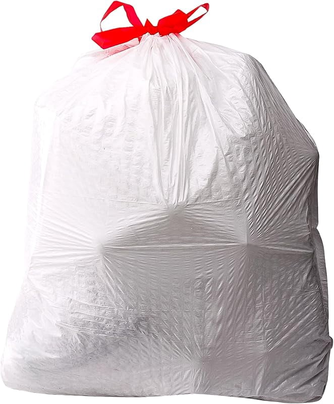 Basics 13 Gallon Flextra Strength Tall Kitchen Drawstring Trash Bags ...