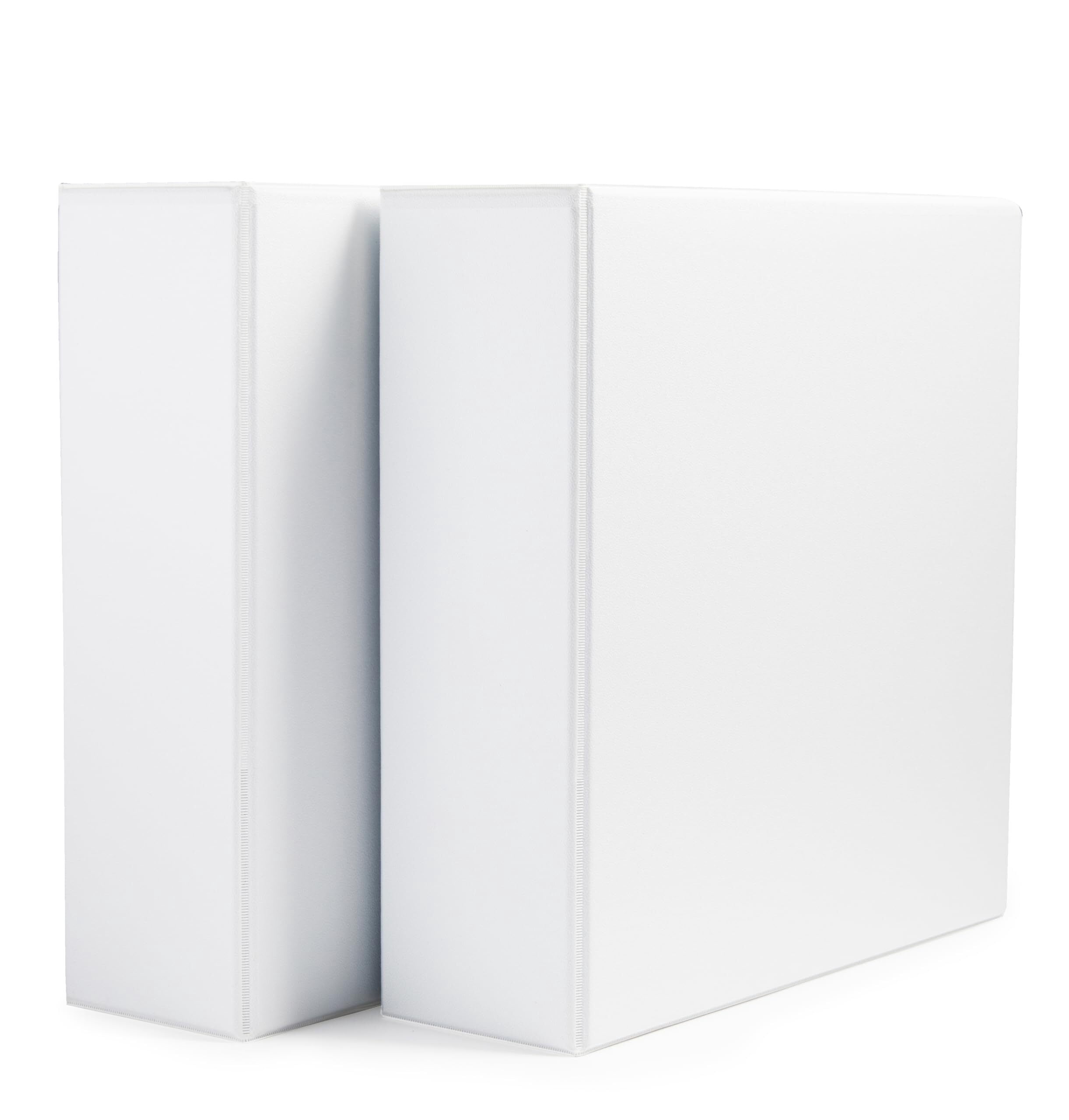 Basics 3 Ring Binder with Durable 1 Inch D-Ring and Clear Overlay for ...