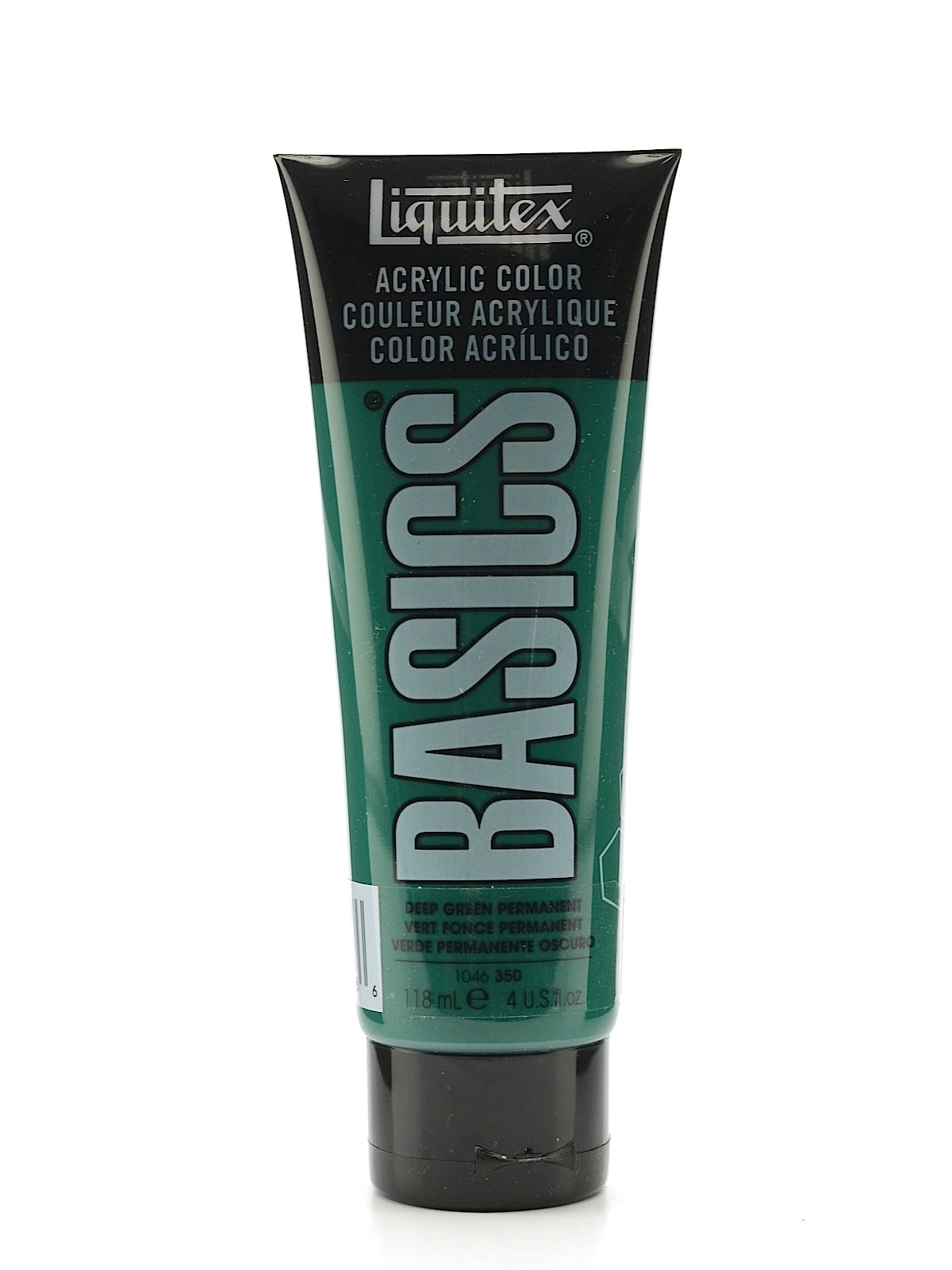 Basics Acrylics Colors deep green permanent, 4 oz., tube (pack of 3 ...
