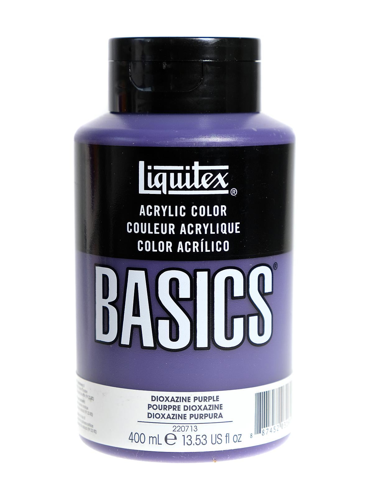 Basics Acrylics Colors dioxazine purple, 13.5 oz., flat cap squeeze ...