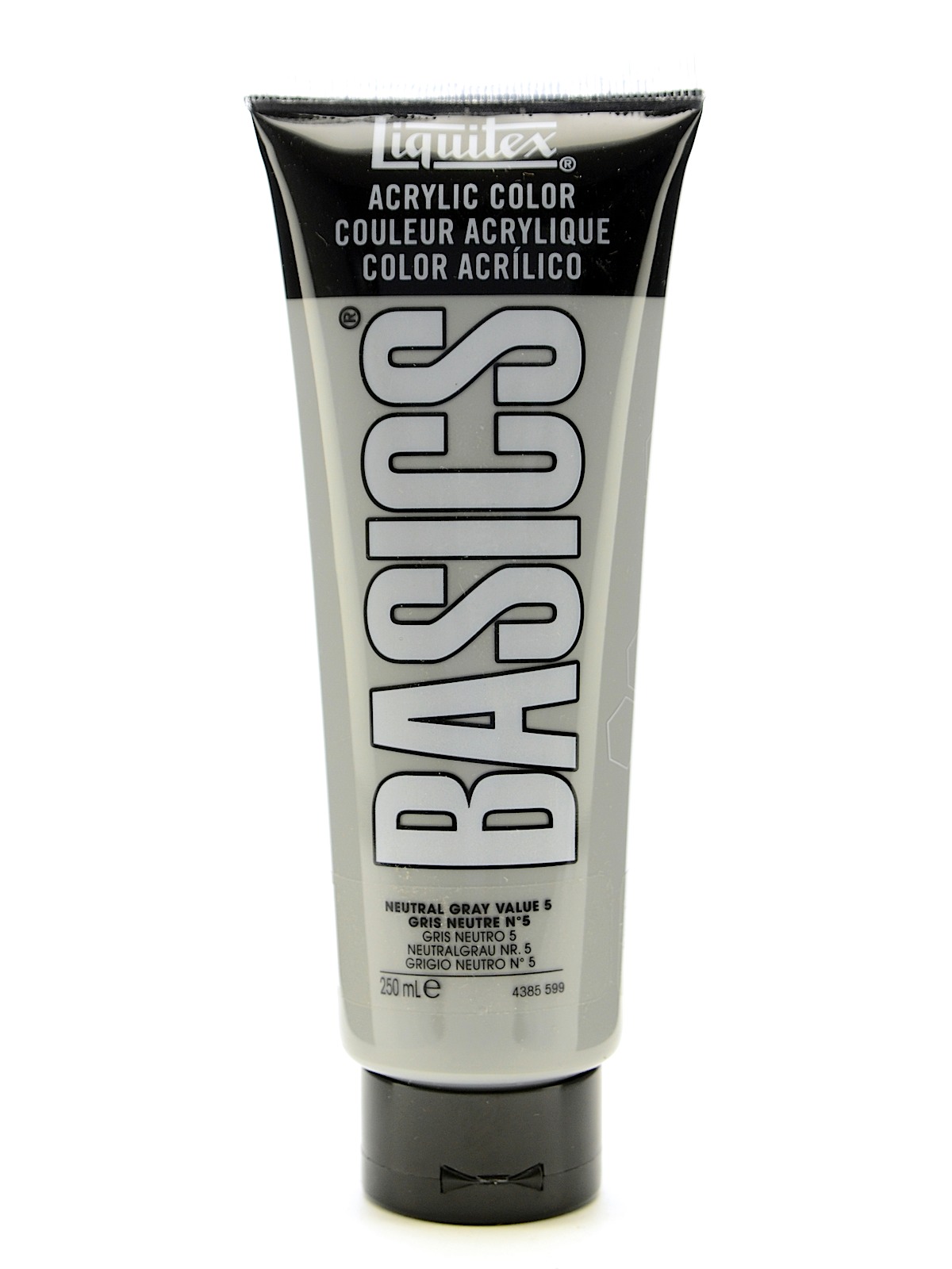 Basics Acrylics Colors neutral gray value 5, 8.5 oz., tube (pack of 2 ...