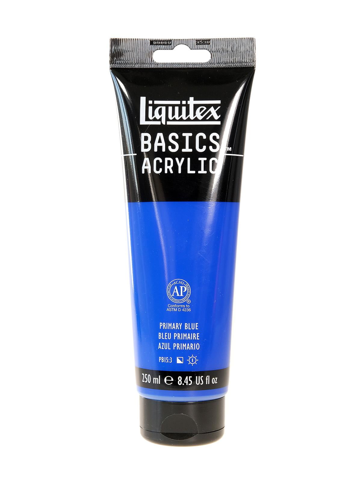 Basics Acrylics Colors primary blue, 8.5 oz., tube (pack of 3 ...