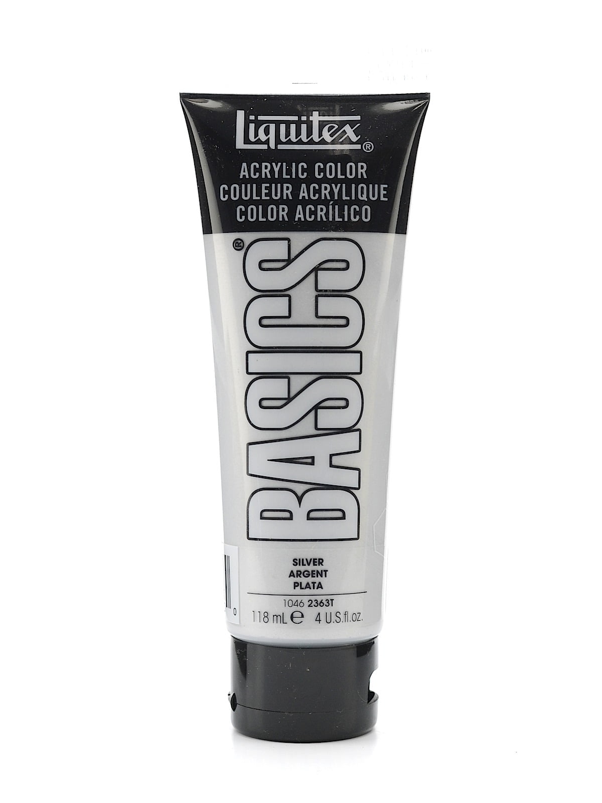Basics Acrylics Colors silver, 4 oz., tube (pack of 3) - Walmart.com