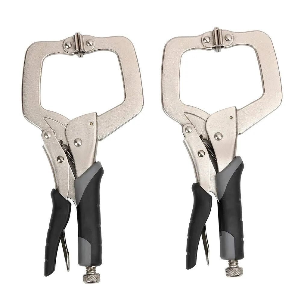 Basics Adjustable Metal Face Clamps for Woodworking, Welding, or ...