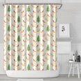 Basics Bathroom Shower Curtain, Water Resistant Fabric with Grommets ...