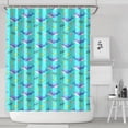 Basics Bathroom Shower Curtain, Water Resistant Fabric with Grommets ...