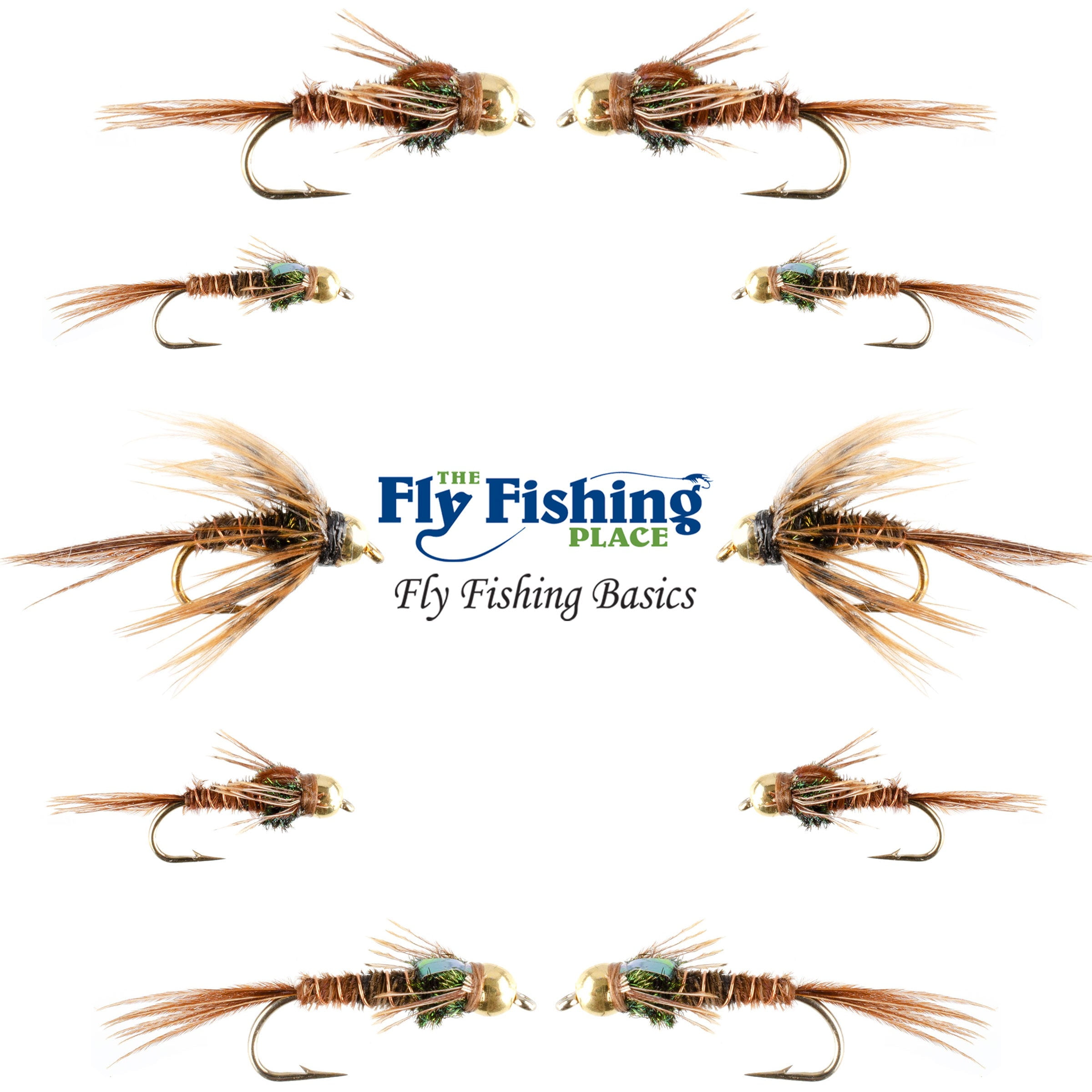 Basics Collection - Bead Head Pheasant Tail Nymph Assortment - 10 Wet ...