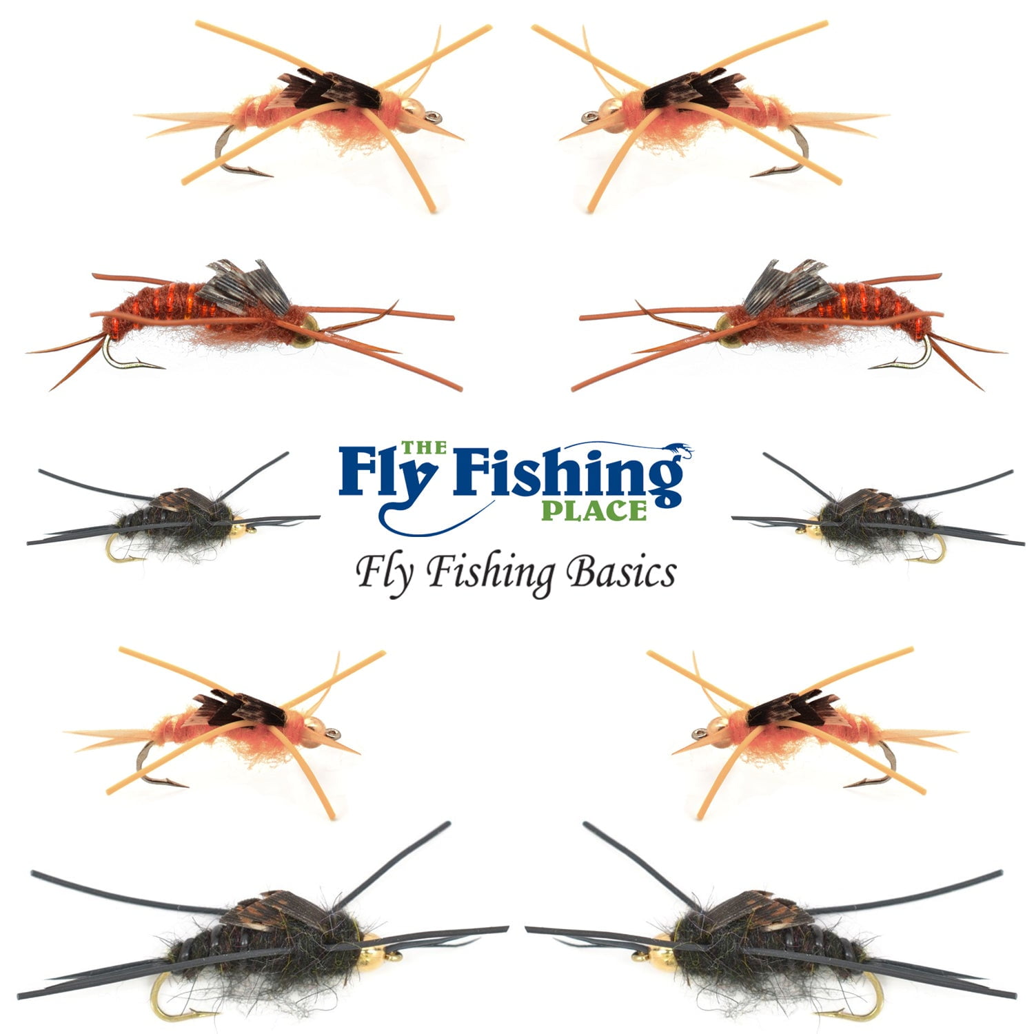 Basics Collection - Kaufmann's Stonefly Nymph Assortment - 10 Bead Head ...