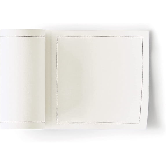 Basics Cotton Cocktail Napkin, 50 Per Roll, Cream, 4.3 x 4.3 Inch ...
