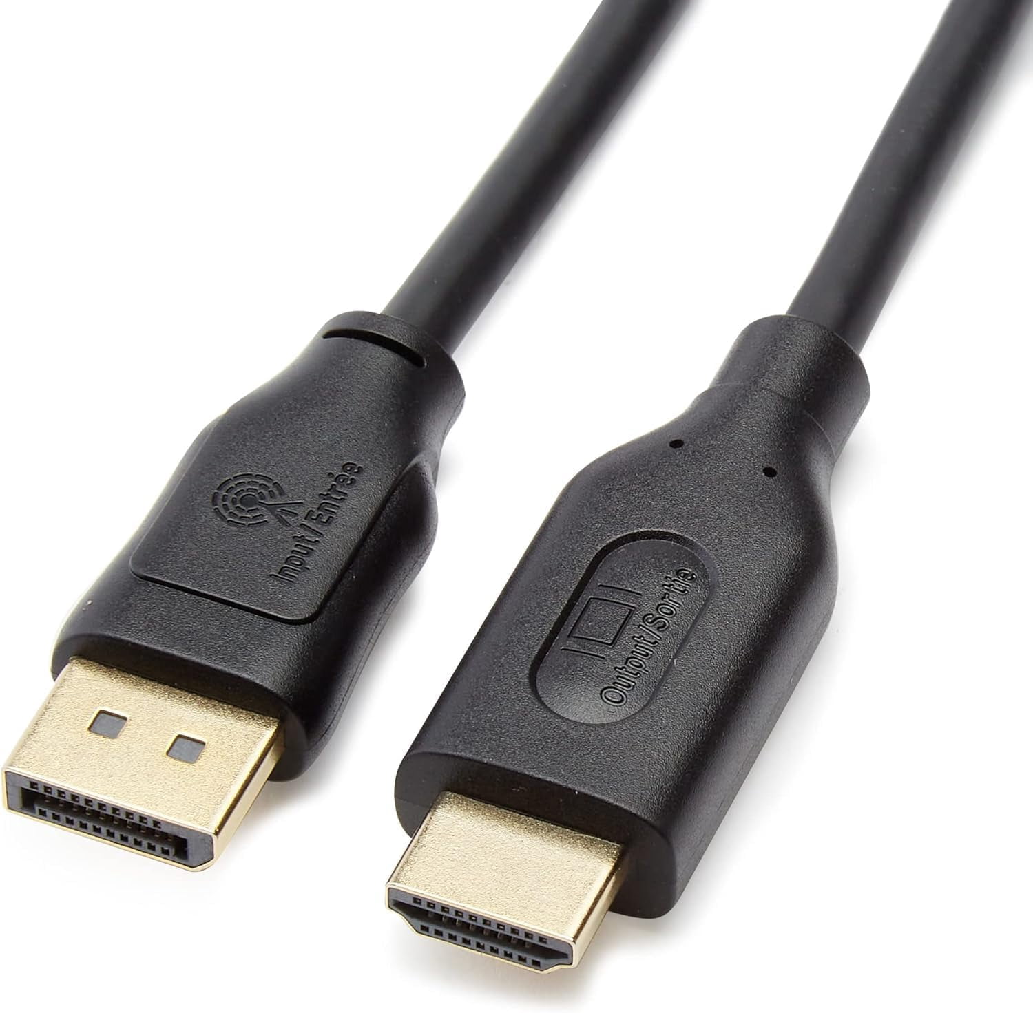 Basics DisplayPort to HDMI Cable, Uni-Directional, 4K@30Hz, 1920x1200 ...