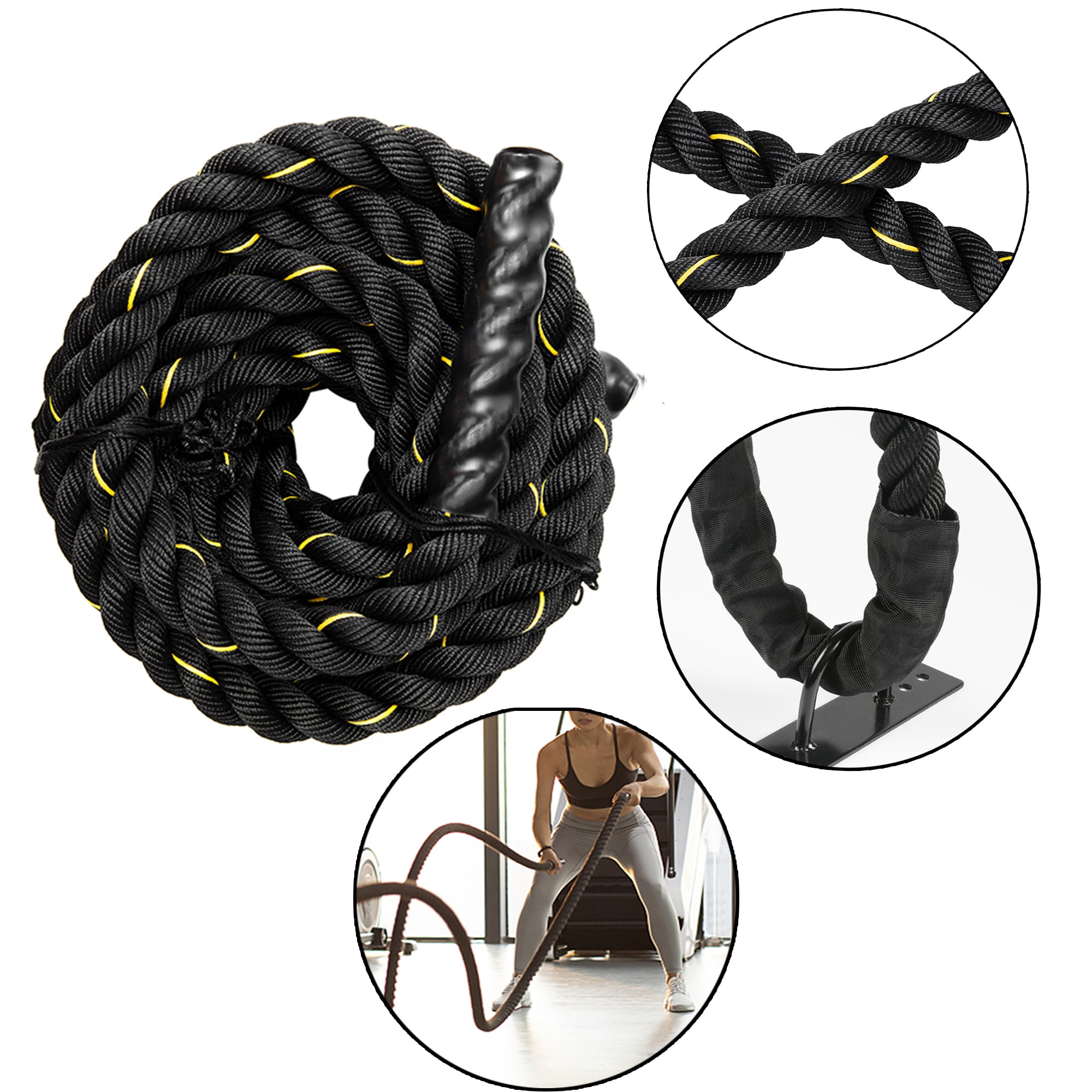 Basics Exercise Rope,Battling Rope, Combat Rope, Fitness Rope, Training ...