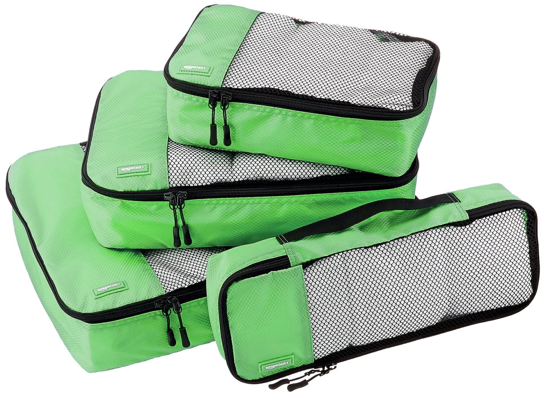 Basics Large Packing Cubes for Travel, Packing Organizers, 4-Piece-Set ...