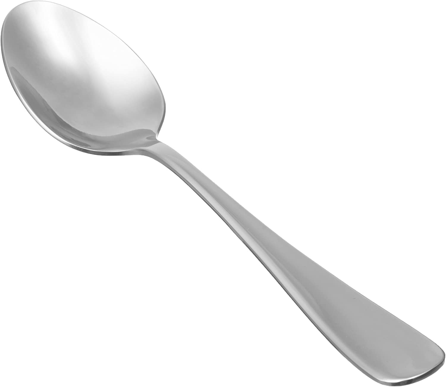 Basics Stainless Steel Dishwasher Safe Dinner Spoons with Round Edge ...