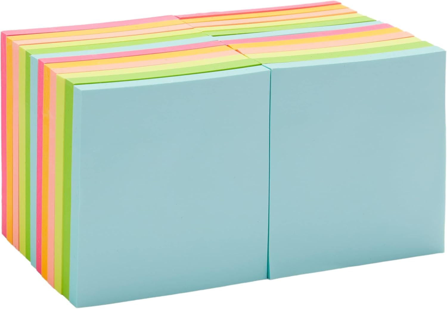Basics Sticky Notes, Office Supplies for Desk, 3-x-3-inch, 24-Pack ...