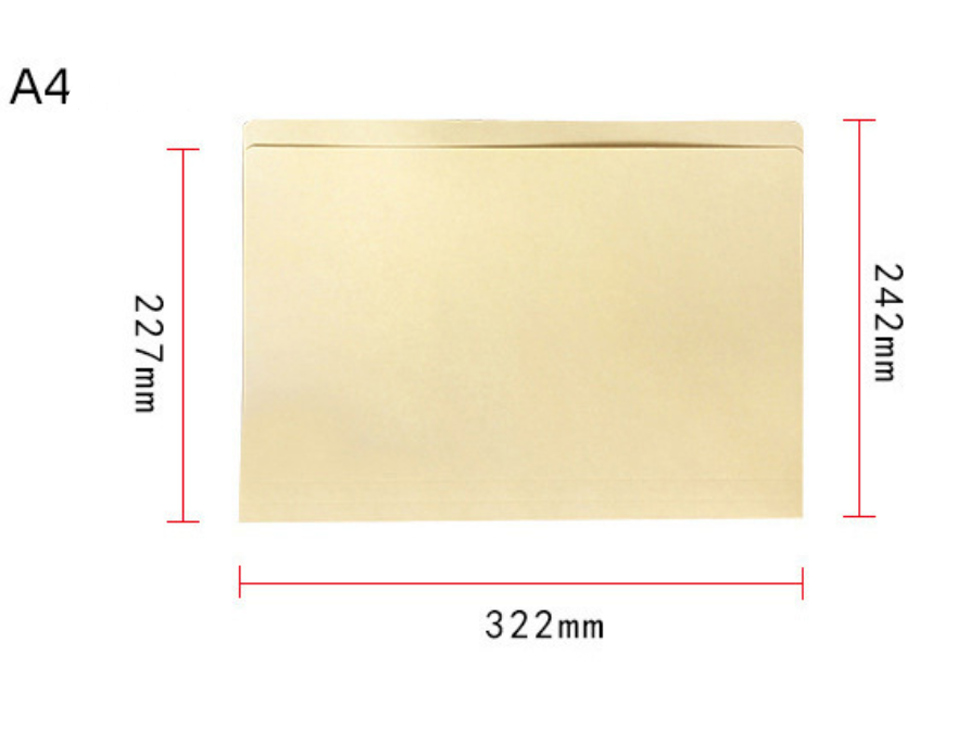Basics Sturdy Manila File Folders, A4 Tabs in Assorted Positions for ...