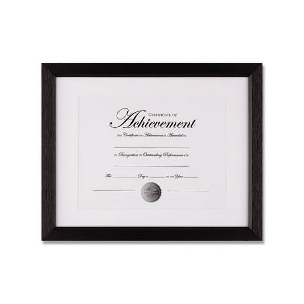 Basics Texture Frame with Beveled Mat 11 x 14, Black - Walmart.com