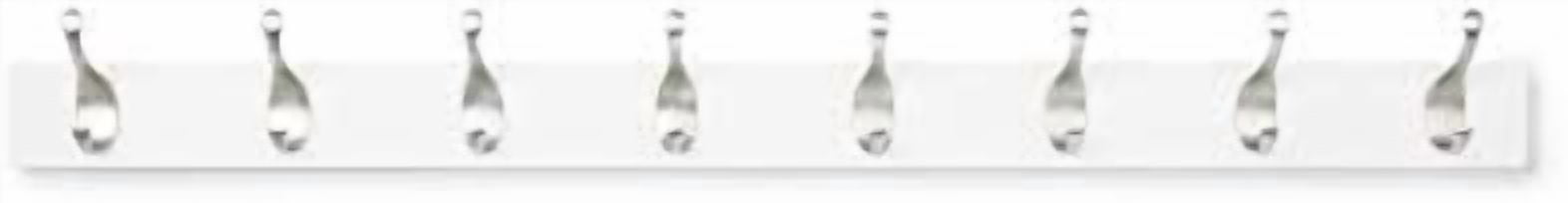 Basics Wall Mounted Modern Coat Rack for Entryway and Bedroom with ...