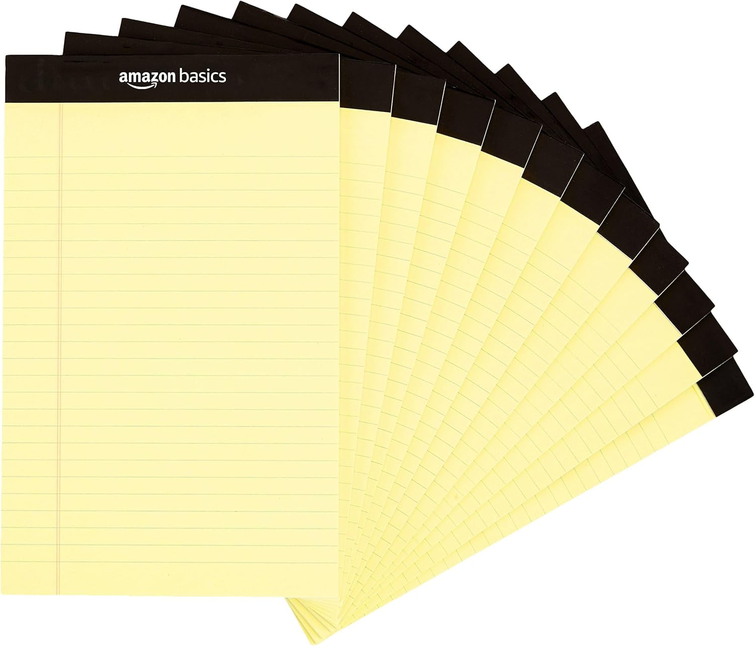 Basics Wide Ruled 8.5 x 11.75-Inch 50 Sheet Perforated Lined Writing ...