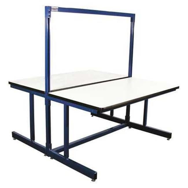 Basics Workstation Double Starter, Epoxy Resin Work Surface, Dark Blue ...