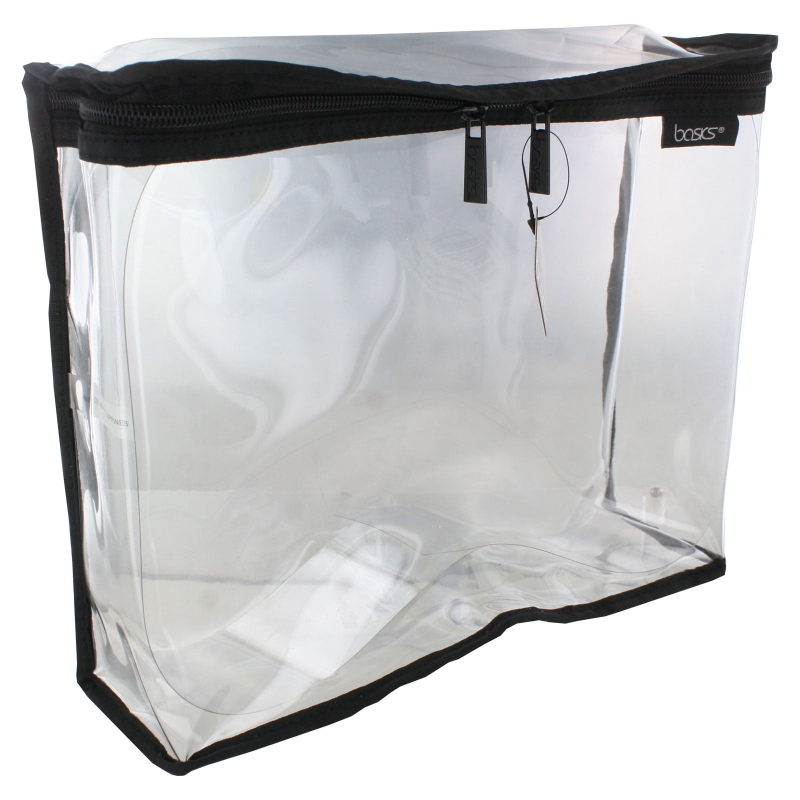 Basics by Conair Large Zippered Clear PVC Organizer, 1-Piece - Walmart.com