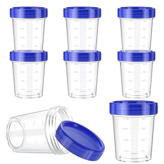 Basiess 8Pcs Leak Proof Dressing Containers - Reusable Condiment Cups ...