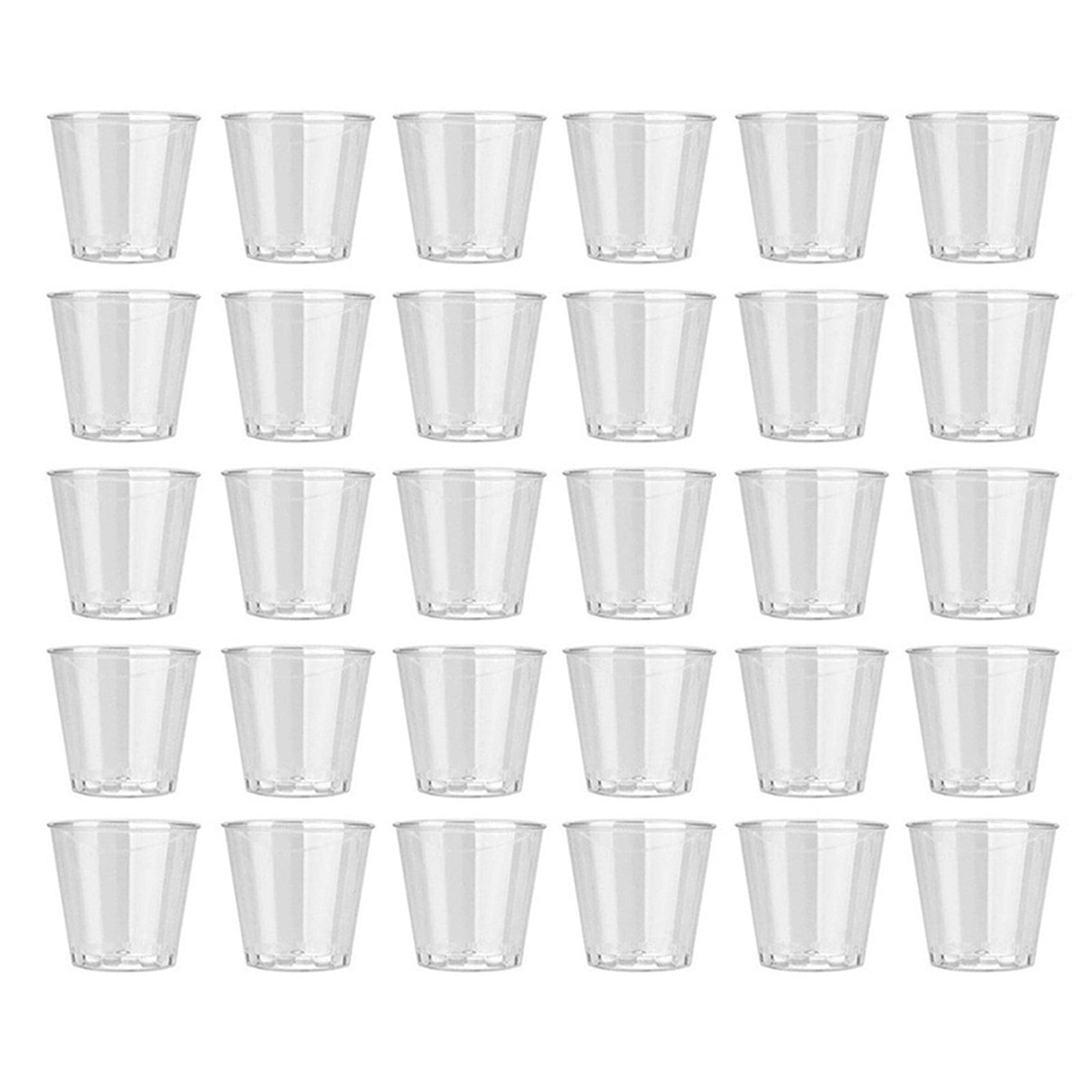 Basiess Clear Cups | 30Ml Disposable Tasting Cups 50-Pack - Plastic ...
