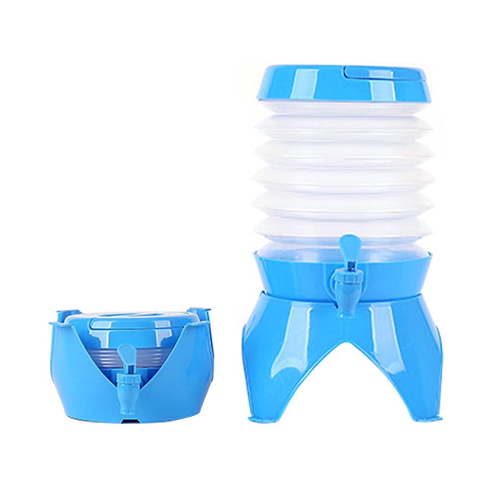 Basiess Drink Dispenser Plastic | Collapsible Water Bucket with Spigot ...