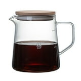 Basiess Glass Coffee Carafe, High Borosilicate Thermal Coffee Pot, Heat ...