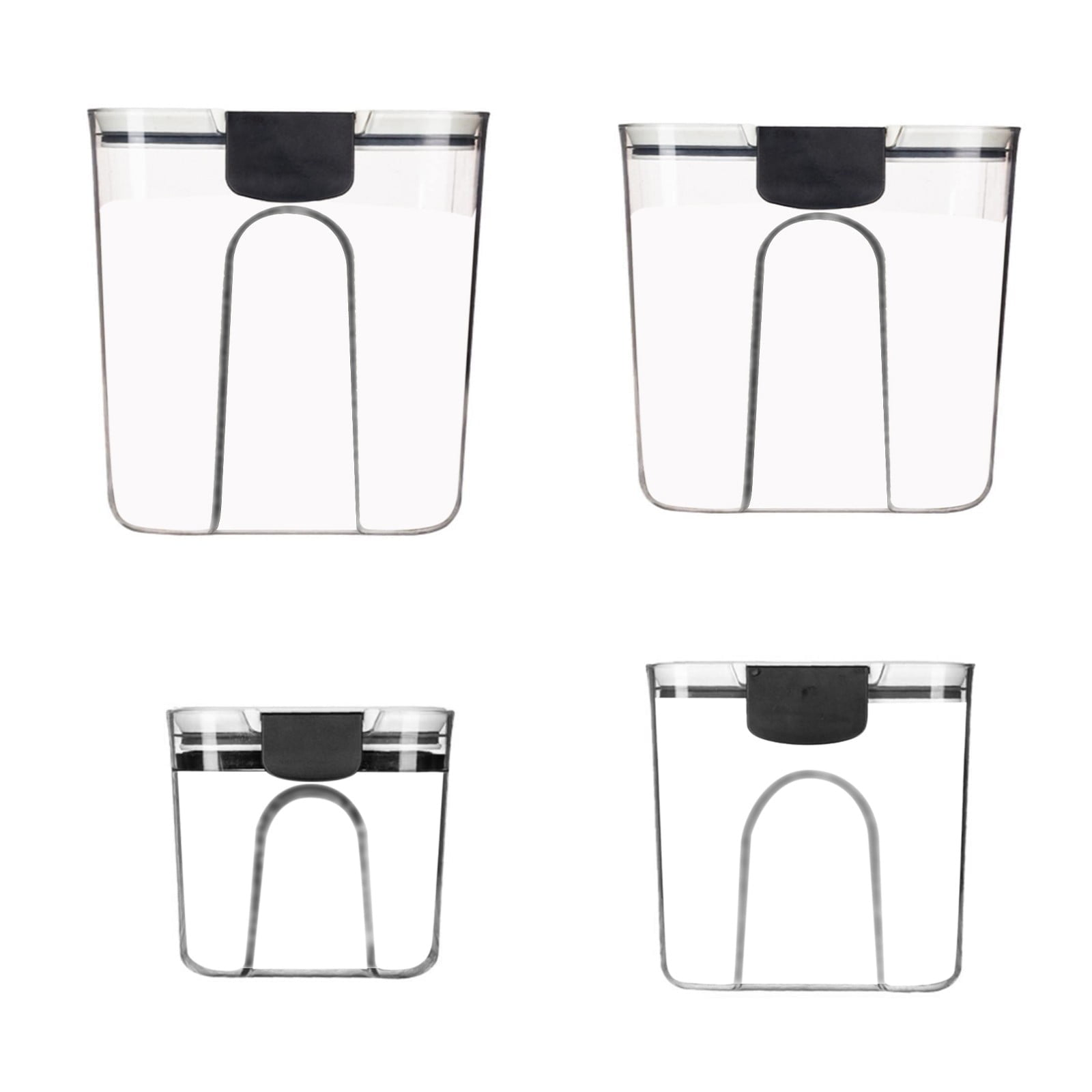 Basiess Kitchentorage Containers Baking Containerstorageet with Labels ...