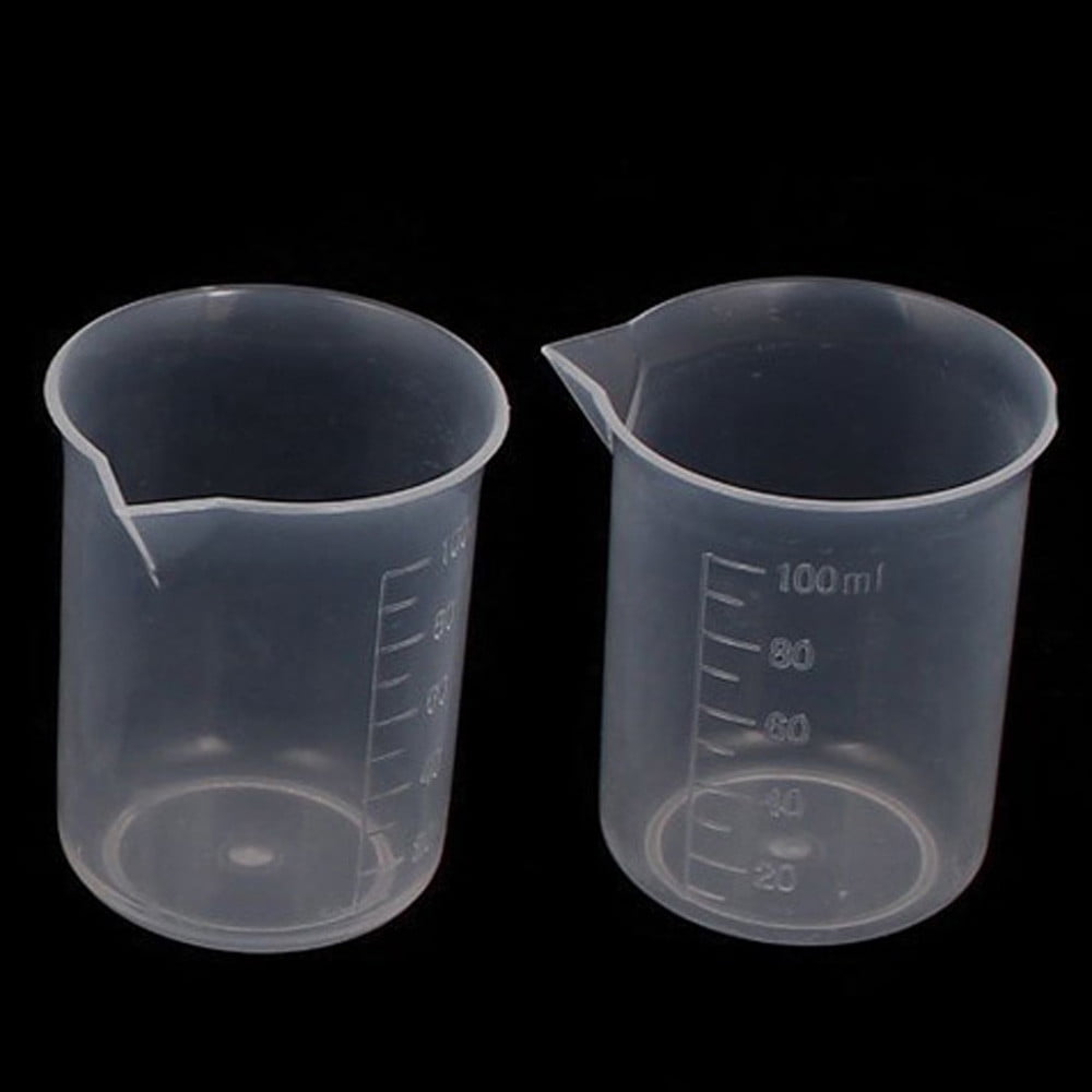 Basiess Measuring Cups | Lab-Grade Plastic Measuring Cups Set, 100Ml ...