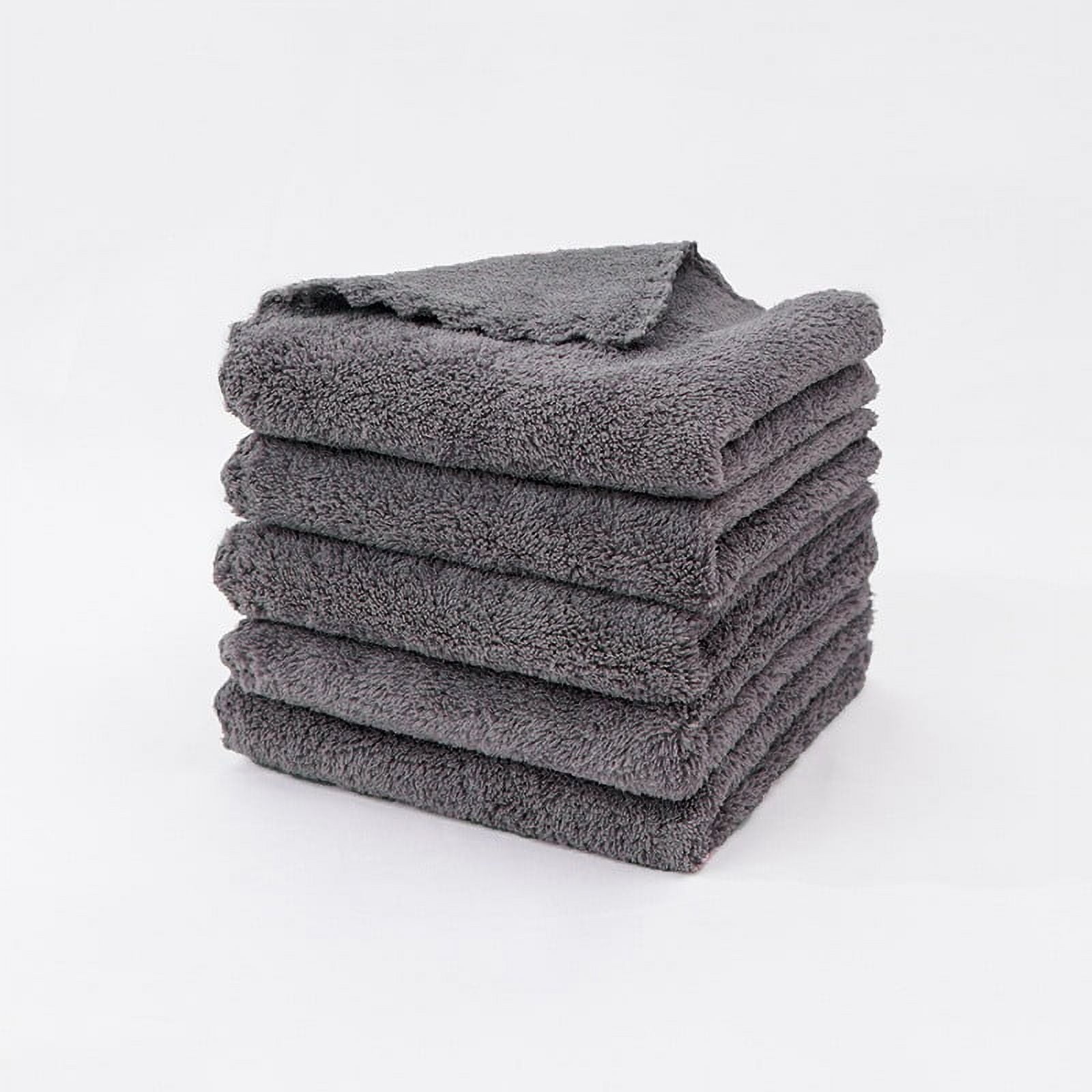 Basiess Microfiber Cleaning Cloths 1-Pack, Lint-Free Reusable Cleaning ...