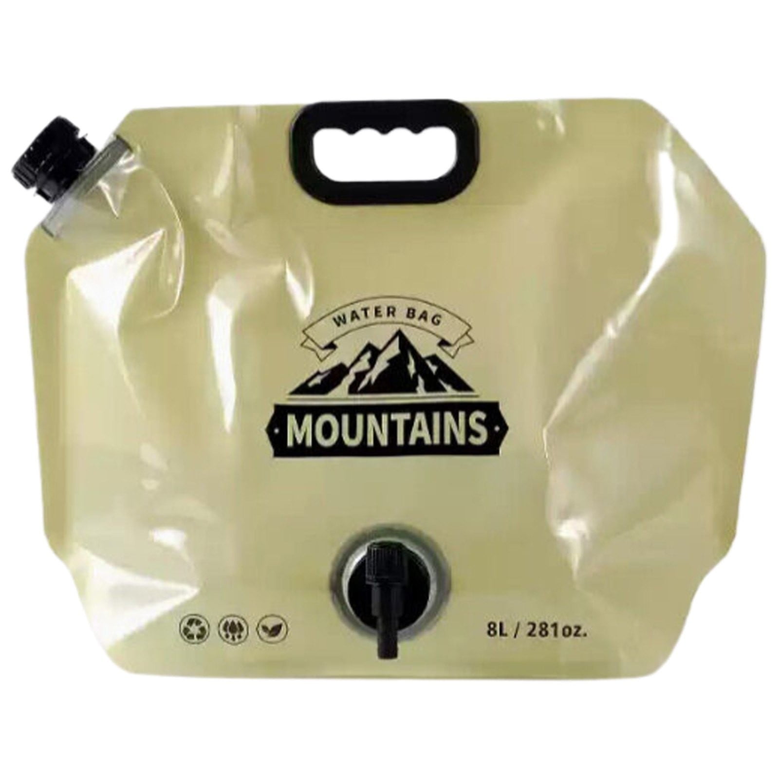 Basiess Water Storage Bag, Collapsible Water Storage Container with ...