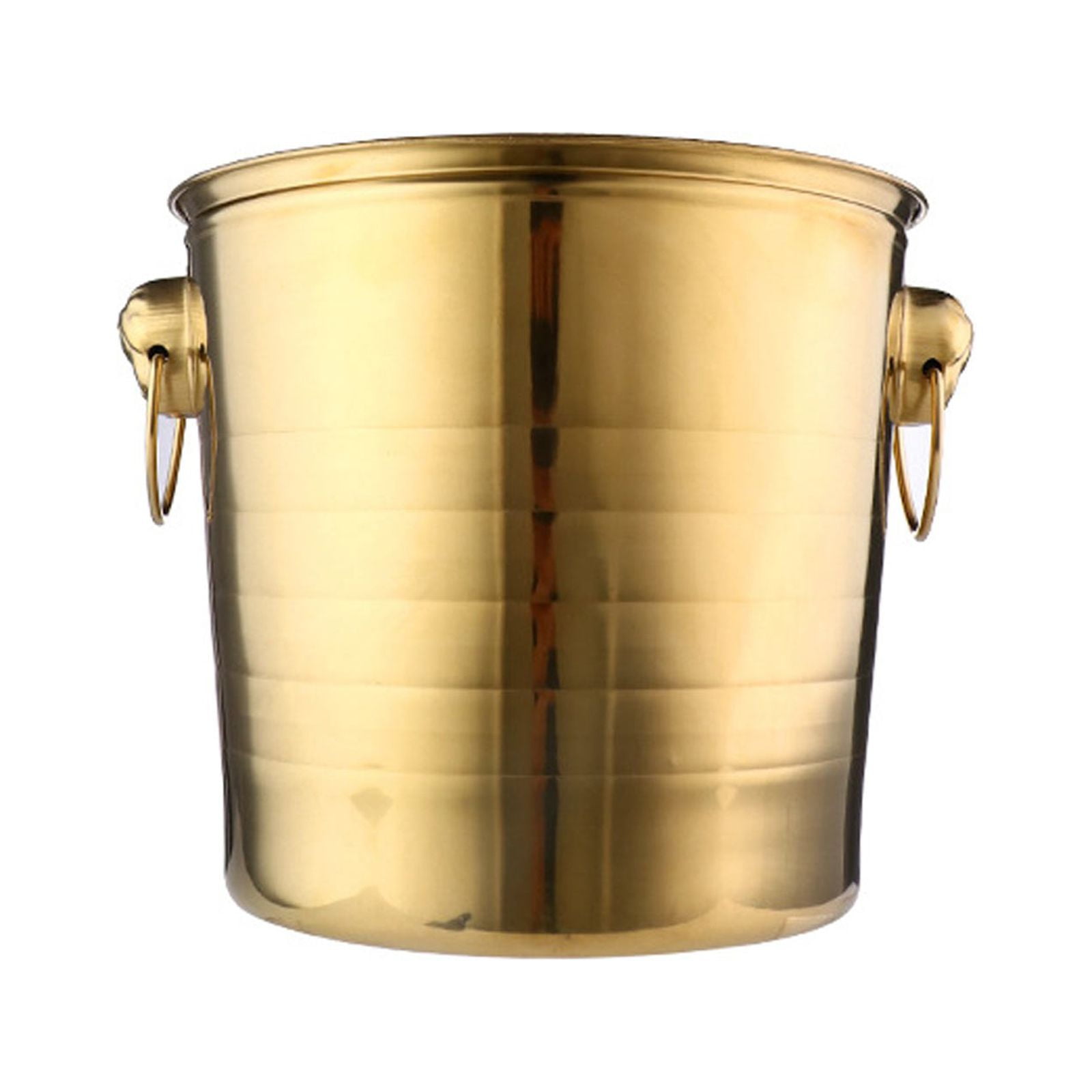 Basiess Wineet Thickenedtainless Head Ice Bucket with High Aesthetic ...